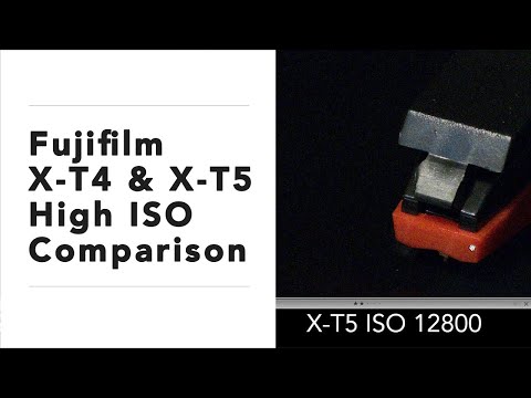 Fujifilm X-T5 Sensor High ISO Performance (vs X-T4)