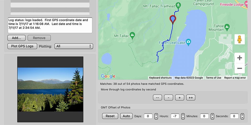 Adding Geolocation Information in Photo Mechanic
