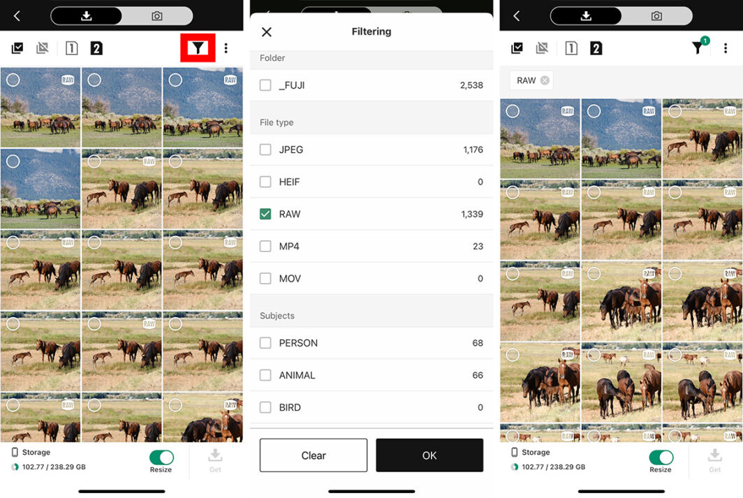 Fujifilm XApp New Feature - Transfer RAW Files